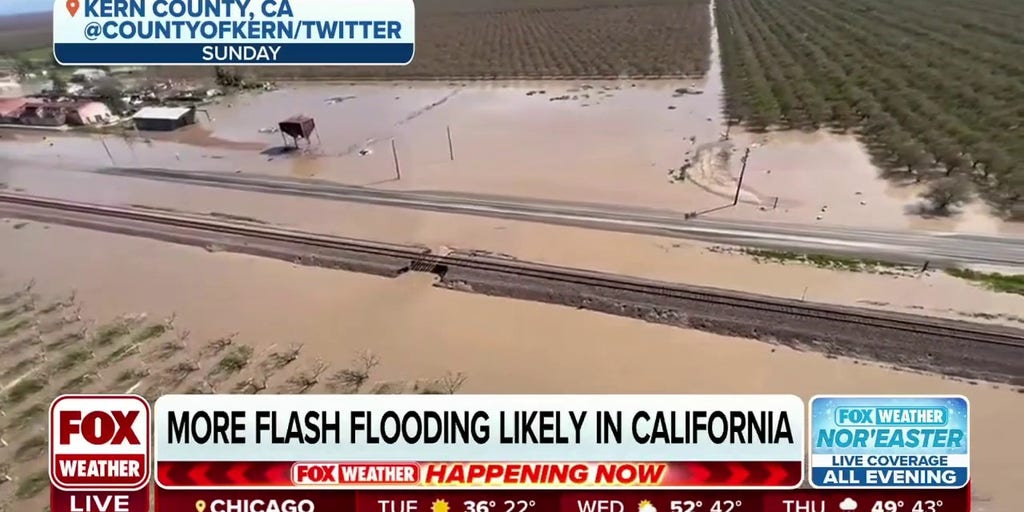 Another rare high risk flood threat for California from newest ...