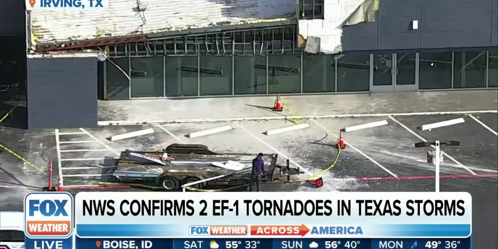 NWS confirms second tornado in Texas storms | Latest Weather Clips ...