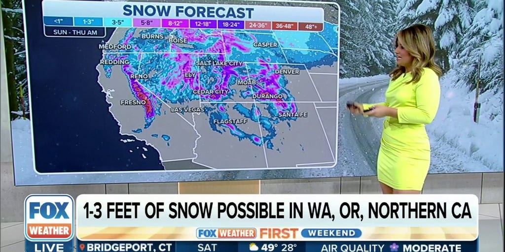 Multiple storm systems to move through West late this weekend into ...