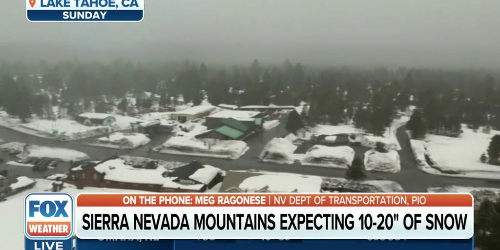 More feet of snow expected for Sierra Nevada Mountains | Latest Weather ...