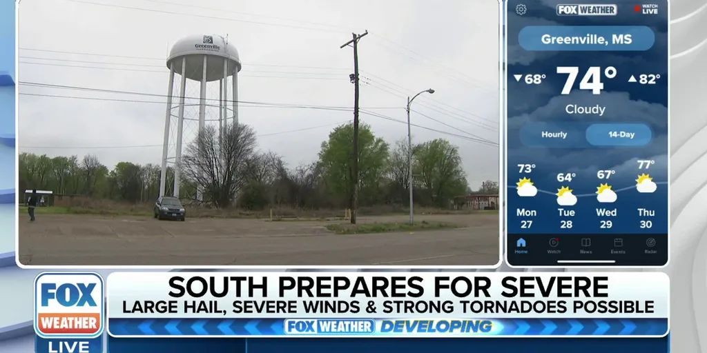 Greenville, MS is in bullseye of severe weather threat for Friday ...