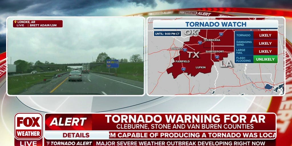 'Particularly Dangerous Situation' Tornado Watch continues to expand ...