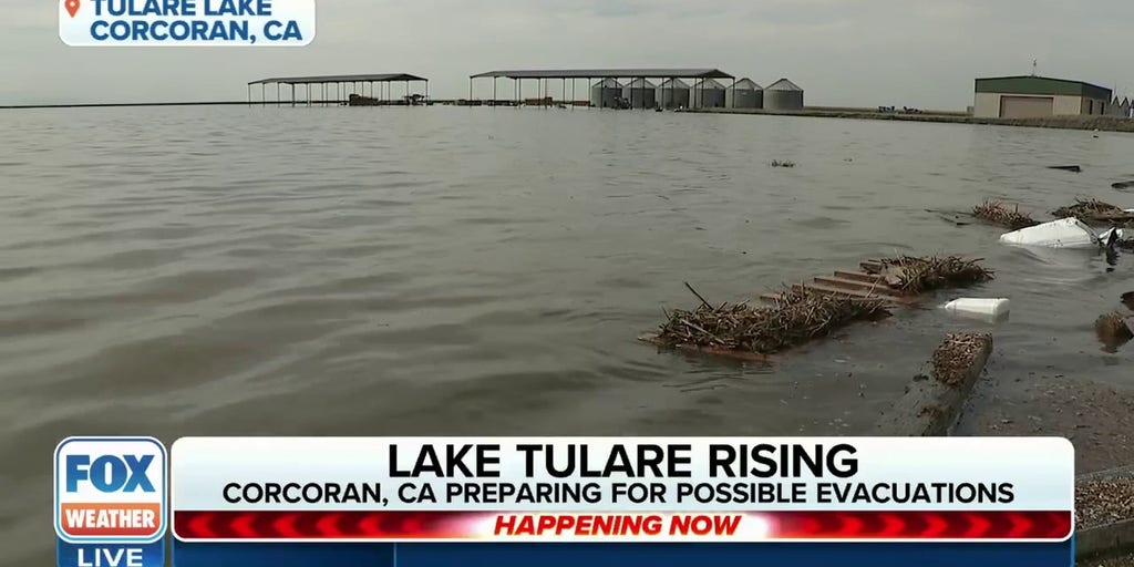 California's Tulare Lake filling up with water after atmospheric rivers ...