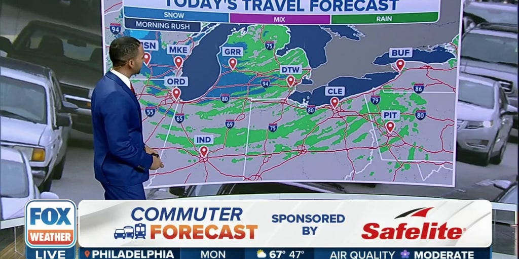 FOX Weather commuter forecast: How travel conditions look across the U ...