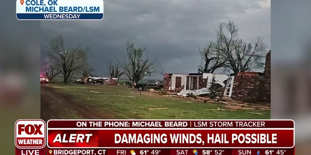 'It was absolute destruction': Storm tracker reacts to Cole, OK tornado ...