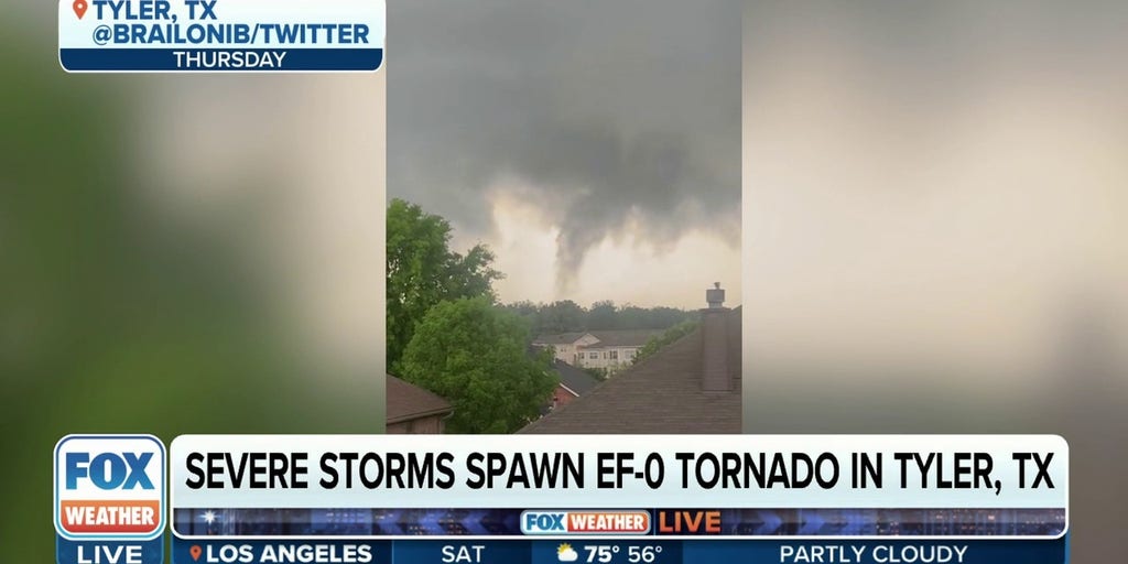 NWS says damage consistent with EF-0 tornado found in Tyler, Texas ...