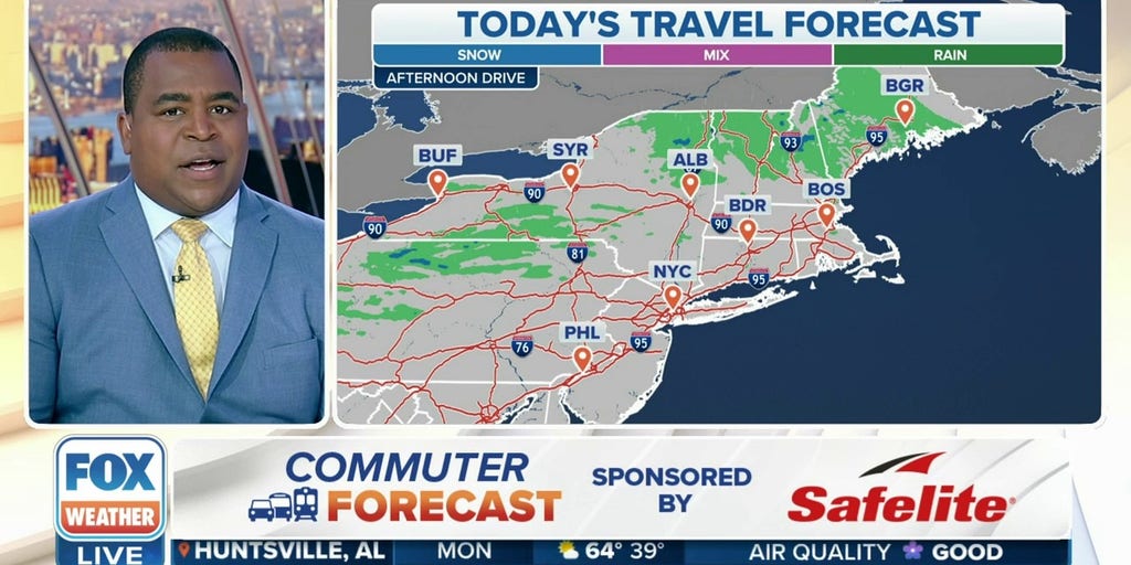 FOX Weather commuter forecast: How travel conditions look across the U ...