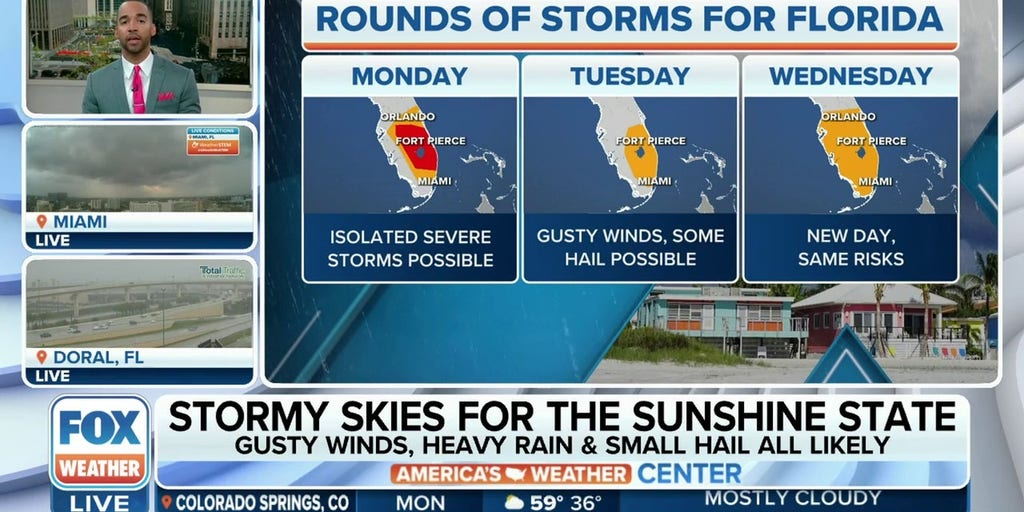 Multiple days of storms brewing across Florida | Latest Weather Clips ...