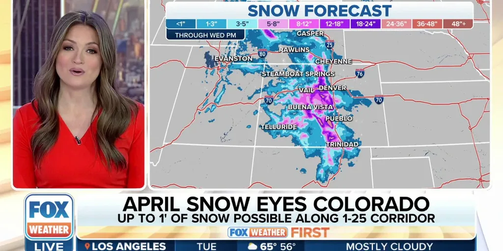Parts of Colorado could see up to a foot of snow from late-April winter ...