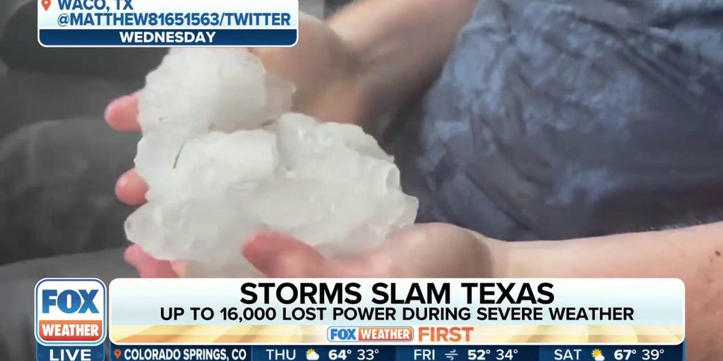 'These are nuts': Texas saw up to softball-sized hail as damaging ...