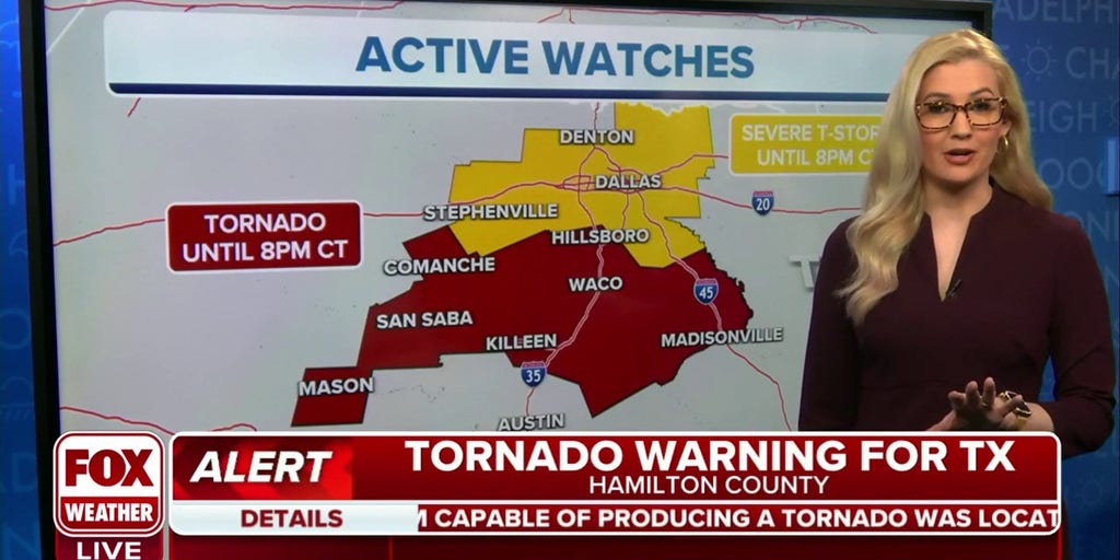 Watches issued across parts of Texas as severe storms begin to flare up ...