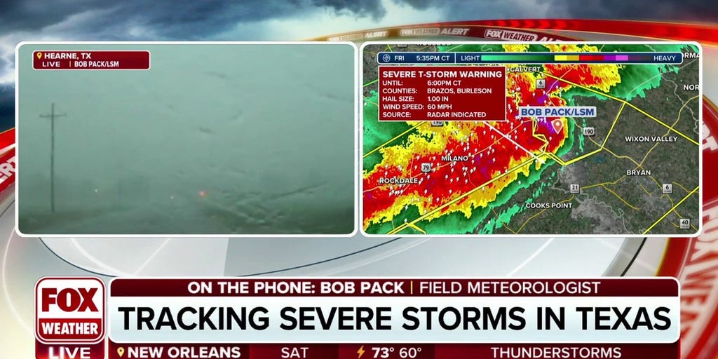 Storm chaser details scenes in Texas | Latest Weather Clips | FOX Weather