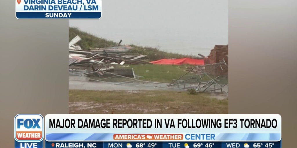 Army base in Virginia Beach lost power for 18 hours after EF-3 tornado ...