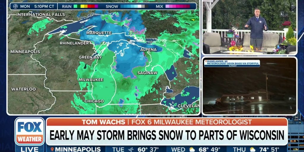 May storm dumps rain and snow on Wisconsin | Latest Weather Clips | FOX ...
