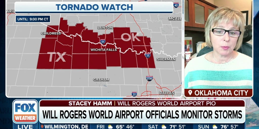 Oklahoma airport monitors for hail, tornadoes | Latest Weather Clips ...