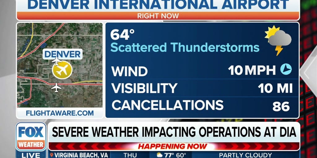 How does Denver International Airport manage severe weather | Latest ...