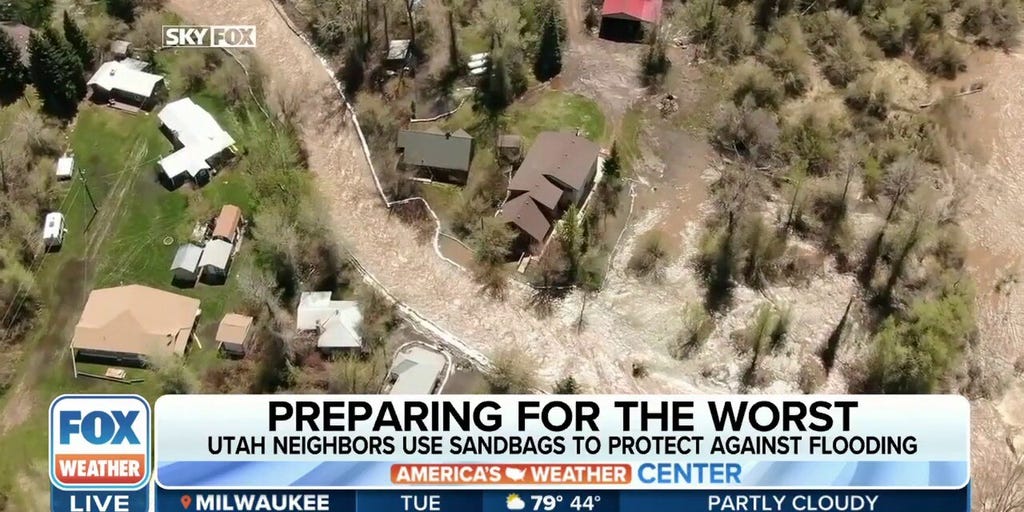 Utah town preparing for worst flooding they've seen in a decade ...