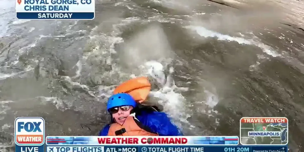 Watch: Woman rescued from rapids after being thrown from raft | Latest ...