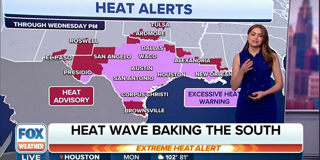 Dangerous heat wave continues baking the South | Latest Weather Clips ...