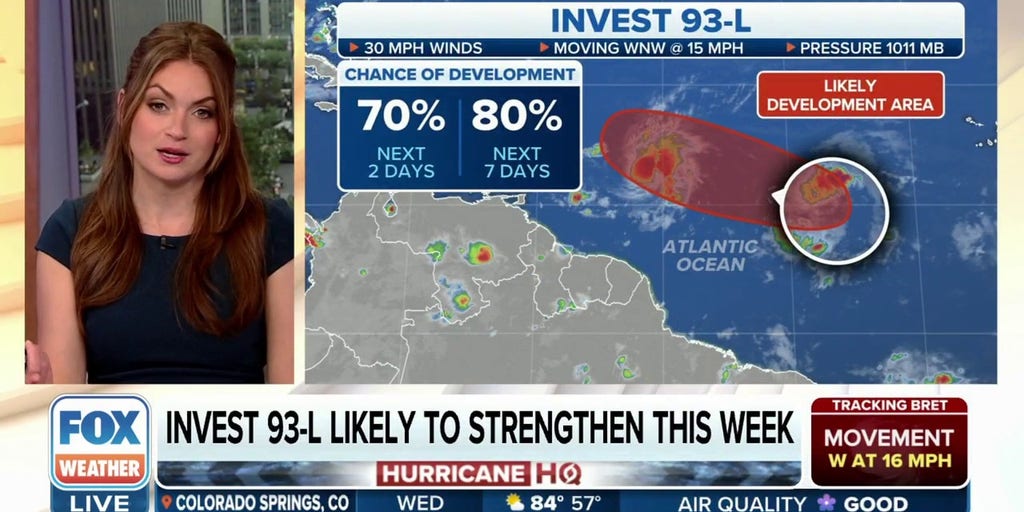 Invest 93L expected to become tropical depression later this week ...