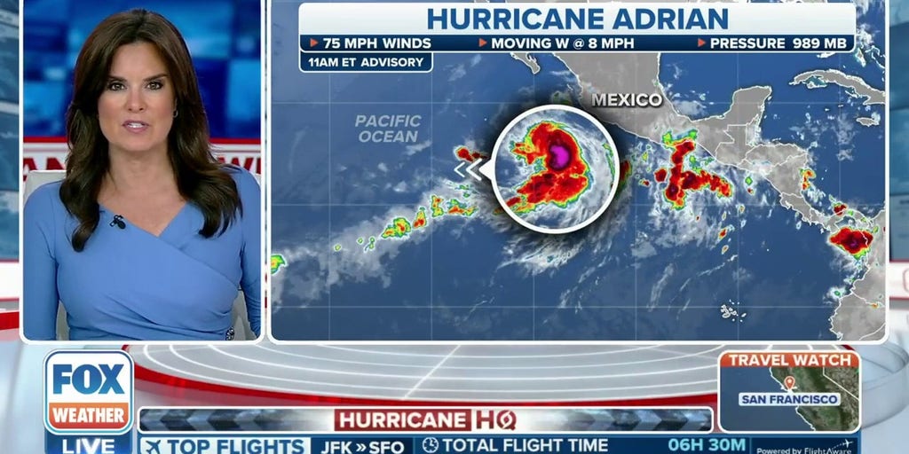 Hurricane Adrian forms off coast of Mexico in Eastern Pacific | Latest ...