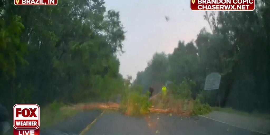 Storm Tracker Nearly Hit By Tree During Derecho Event In Indiana ...