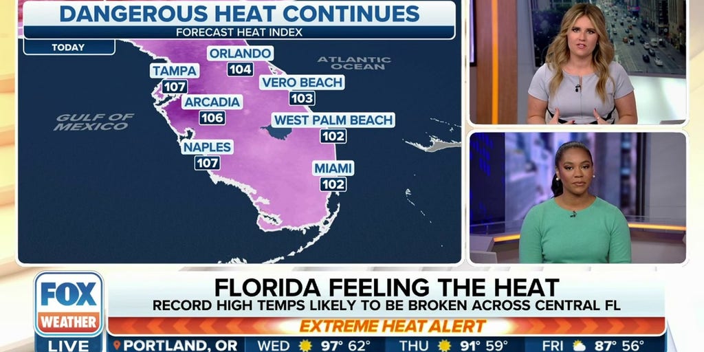 Another very hot and humid day in Florida prompts renewed Heat ...