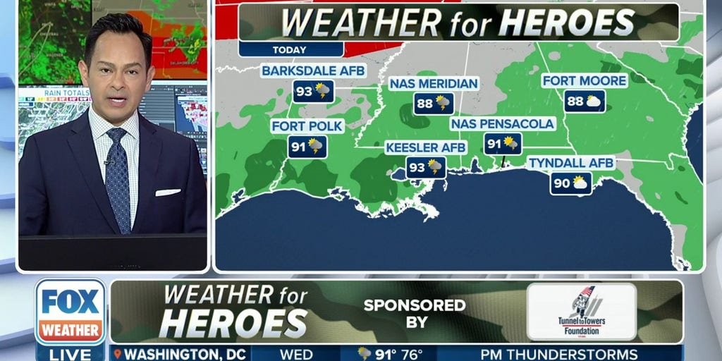 FOX Weather: Weather for Heroes forecast for 7/5 | Latest Weather Clips ...