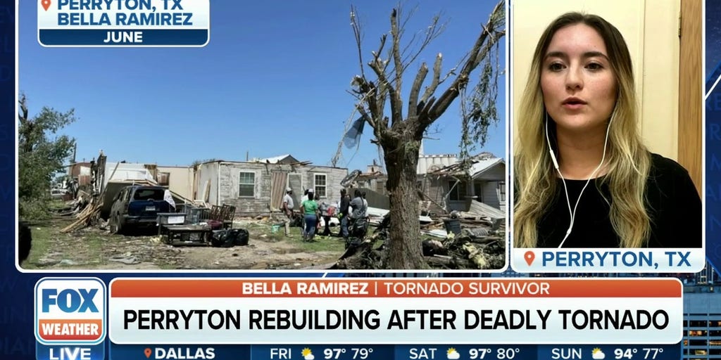 Perryton mother saves her kids as a tornado destroys their Texas home ...