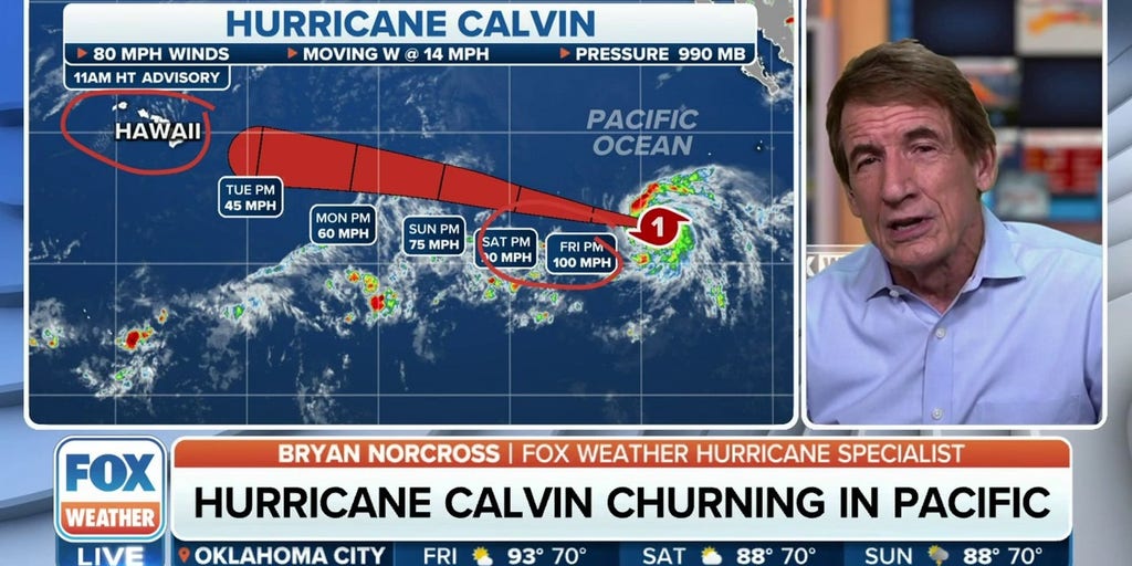 Hurricane Calvin roars through Eastern Pacific | Latest Weather Clips ...