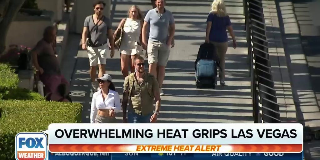 Overwhelming heat is gripping Las Vegas | Latest Weather Clips | FOX ...