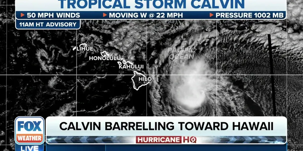 Tropical Storm Calvin continues barreling toward Hawaii | Latest ...
