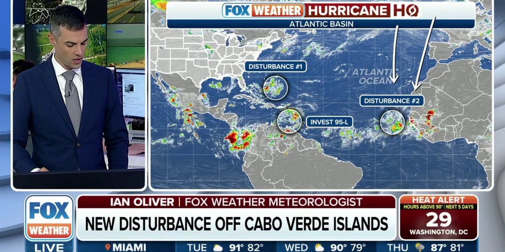 3 Tropical Disturbances Being Watched In Atlantic Latest Weather