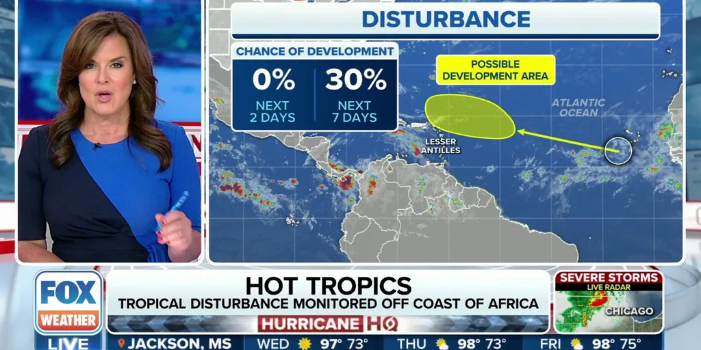 Tropical disturbance monitored off coast of Africa | Latest Weather ...
