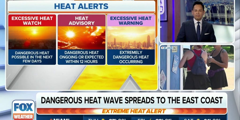 Deadly heat wave moves into the Northeast with 152 million under heat ...