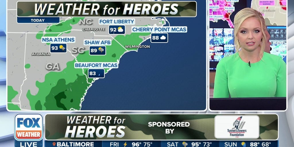 FOX Weather: Weather for Heroes forecast for 7/28 | Latest Weather ...