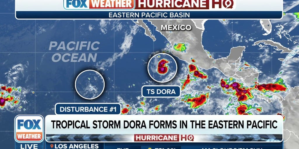 Tropical Storm Dora forms in Eastern Pacific | Latest Weather Clips ...