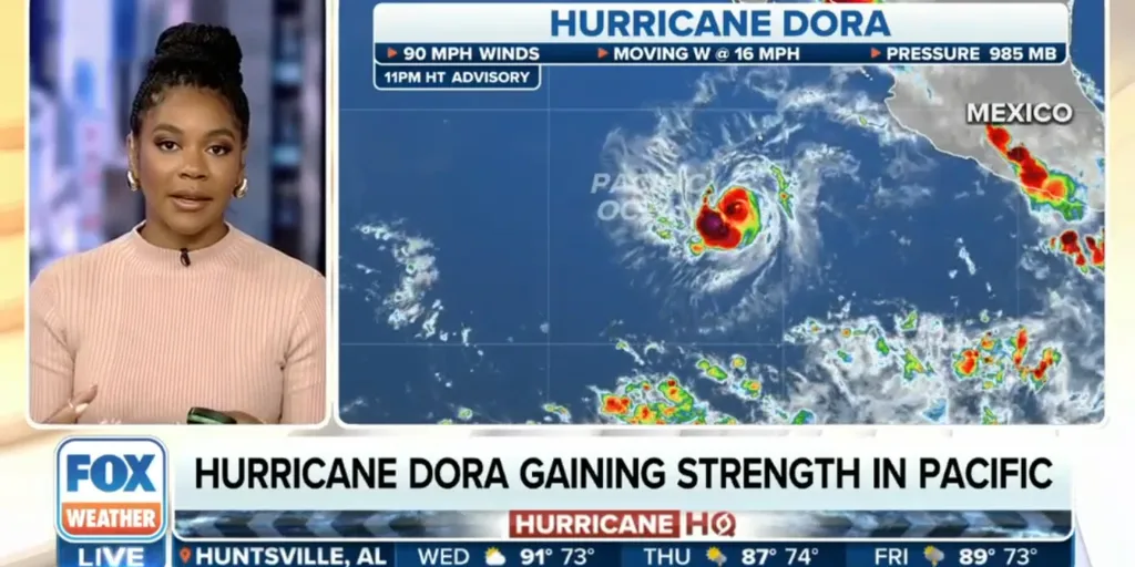 Hurricane Dora not expected to directly impact land as it gains ...