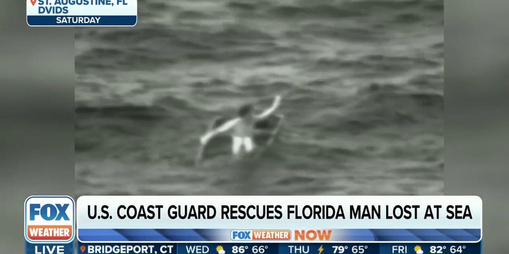 Coast Guard rescues Florida man lost at sea for days | Latest Weather ...