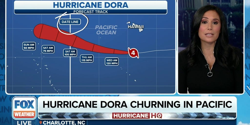 Hurricane Dora continues to churn in the Pacific Ocean | Latest Weather ...