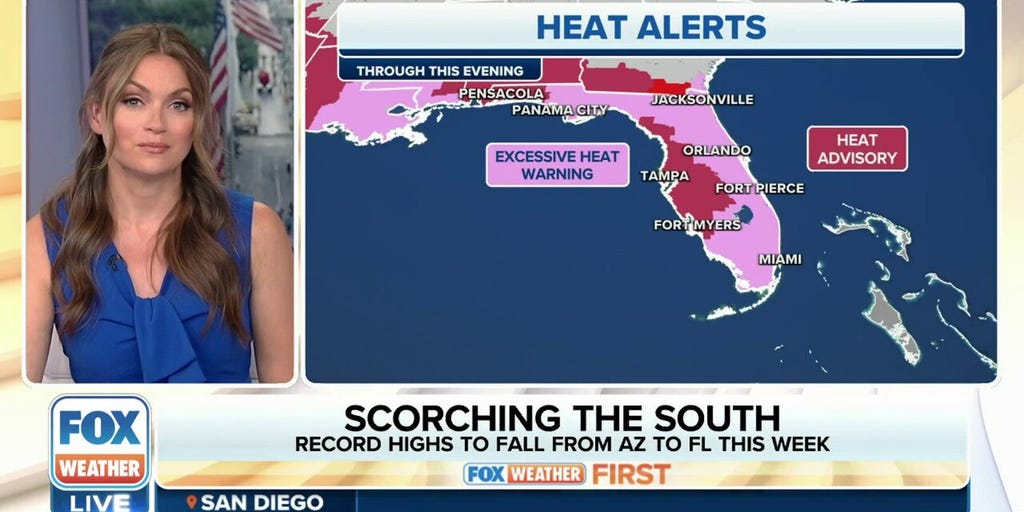 Scorching temperatures continue in the South with record highs | Latest ...