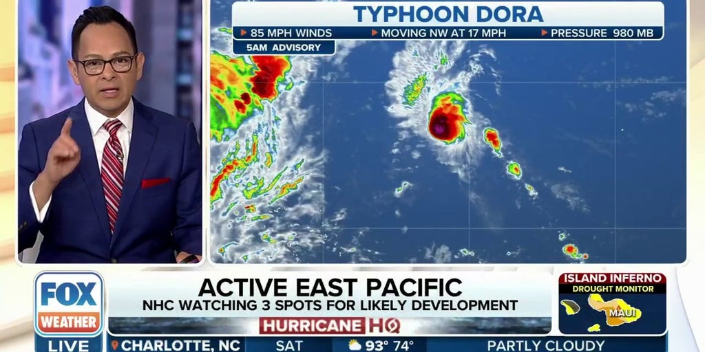 Dora transforms into typhoon after crossing international date line ...
