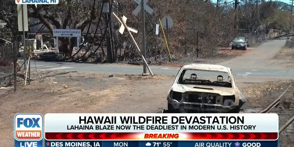 Search and rescue operation continues after Hawaii fires kill at least ...