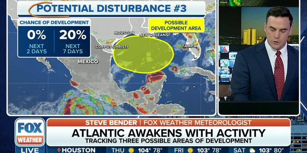 Three Disturbances Being Tracked In The Atlantic For Possible Tropical