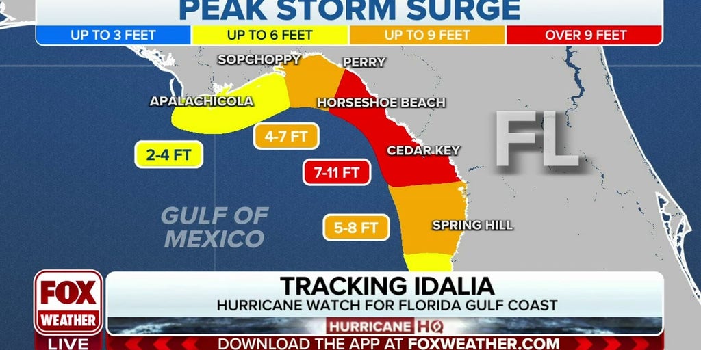 Tracking Tropical Storm Idalia Latest Weather Clips Fox Weather