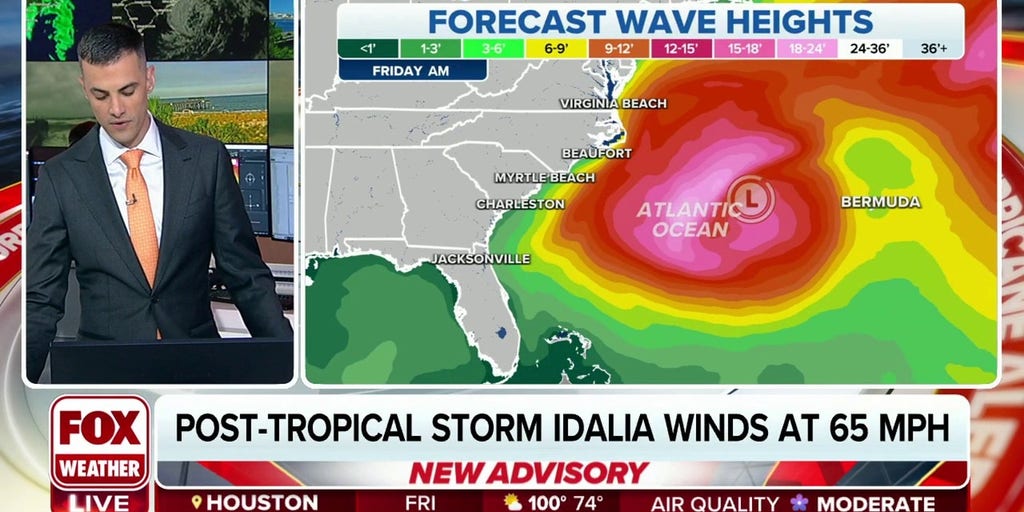 Idalia Become Post Tropical Cyclone Latest Weather Clips Fox Weather