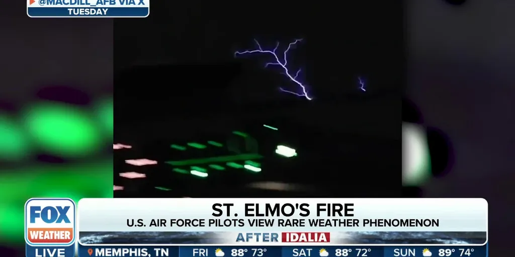 St Elmos Fire Lightning