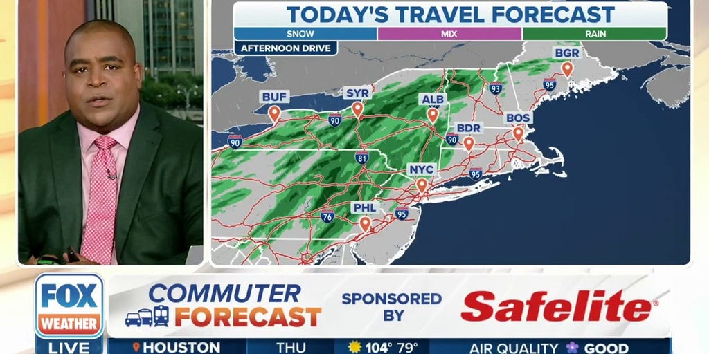 FOX Weather commuter forecast: How travel conditions look across the U ...