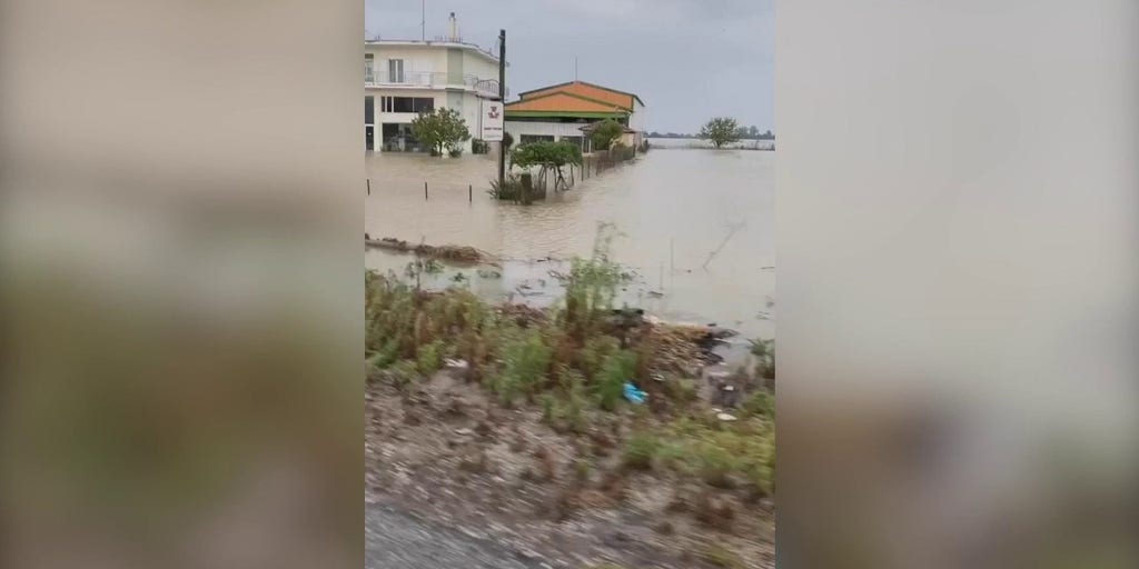 Residents forced onto rooftops in Greece amid widespread flooding ...