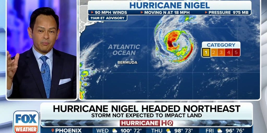 Hurricane Nigel headed north; storm not expected to impact land ...